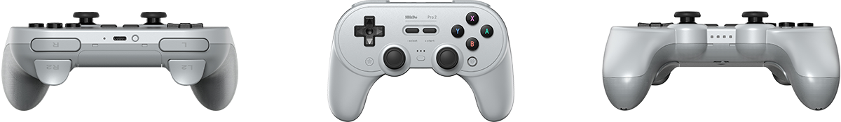 8bitdo Pro 2 Gray (Hall Effect) - Game Brothers Store